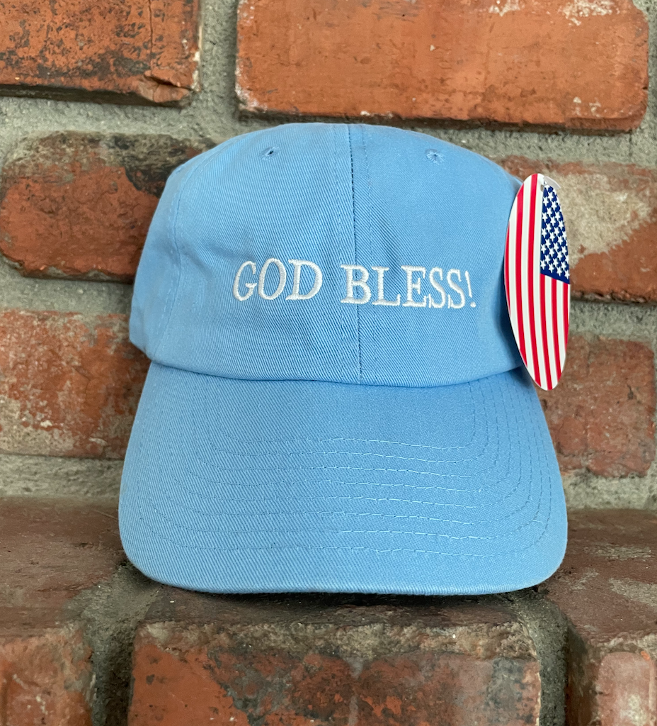 Baby Blue God Bless! Hat. – Dream Rare: Official An0maly Store & Merch ...